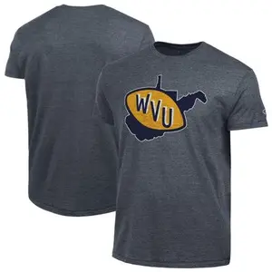 Champion West Virginia Mountaineers Vintage Triumph Tri-blend T-shirt - Navy