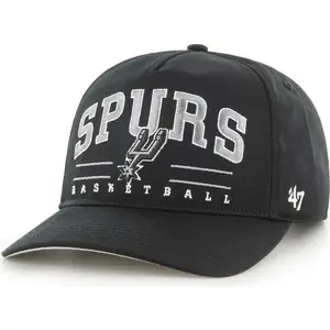 '47 San Antonio Spurs Roscoe Hitch Adjustable Hat - Black