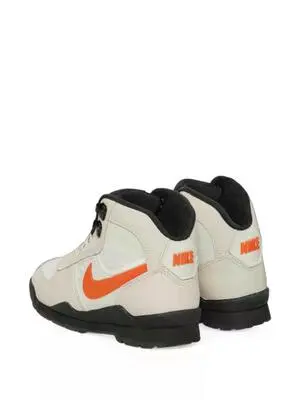 Nike Swoosh-logo Panelled Sneakers - Neutrals