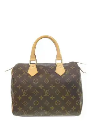 LOUIS VUITTON 1998 Monogram Speedy 25 Boston Bag - Brown