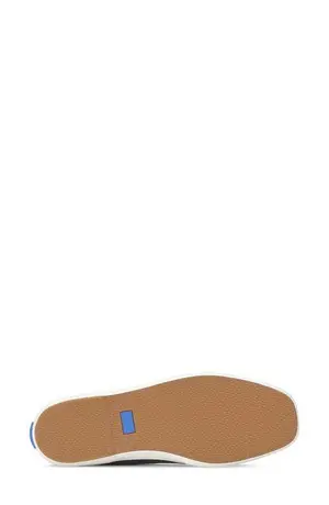 Keds® Leather Square Toe Flat