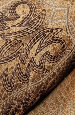 CORRAL Embroidered Cowhide Snip Toe Tall Boots