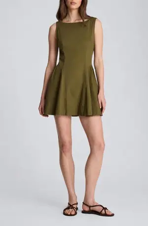 KENNETH COLE COLLECTION Sleeveless Fit & Flare Minidress