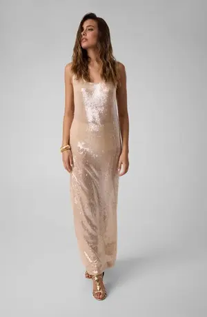 Guess Sequin Maxi Dress