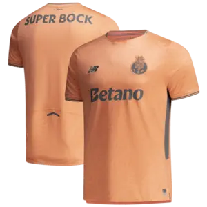 NEW BALANCE Fc Porto 2025/26 Away Replica Jersey - Orange