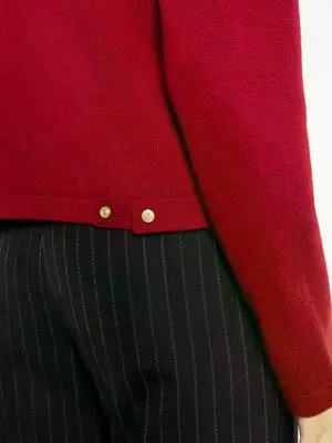 AGNES B. Zip-up Cashmere Cardigan