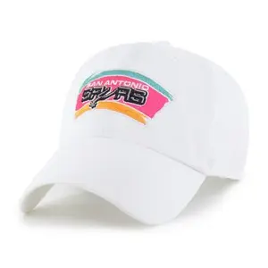 '47 San Antonio Spurs Hardwood Classics Clean Up Adjustable Hat - White