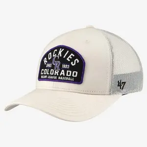 '47 Colorado Rockies Leland Adjustable Trucker Hat - Cream