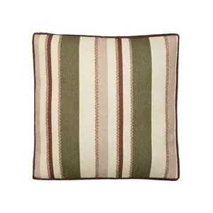 Elaine Smith Ridgeway Box Textured Stripe Indoor & Outdoor Woven Accent Box Pillow & Insert - Multi