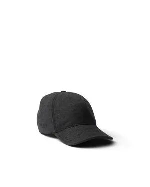 Prada Cloth Baseball Cap - Grey