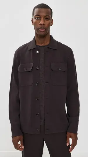 Orlebar Brown Brigg Merino Tailored Knit Shacket