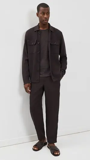 Orlebar Brown Brigg Merino Tailored Knit Shacket