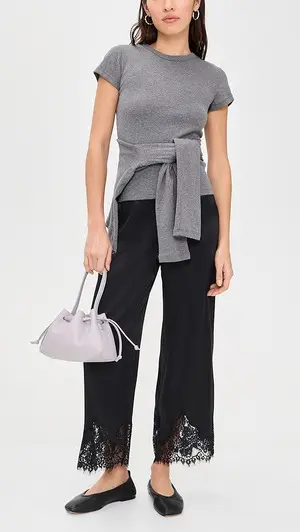 REFORMATION Carolina Silk Pants