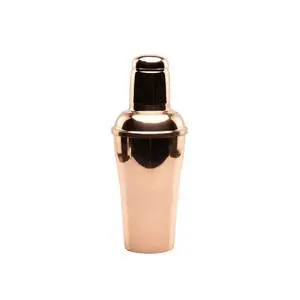 ANATOLIACRAFT Handcrafted Copper Cocktail Shaker - Brown