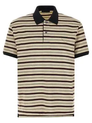 Prada Striped Polo Shirt - Multicolor