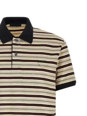 Prada Striped Polo Shirt