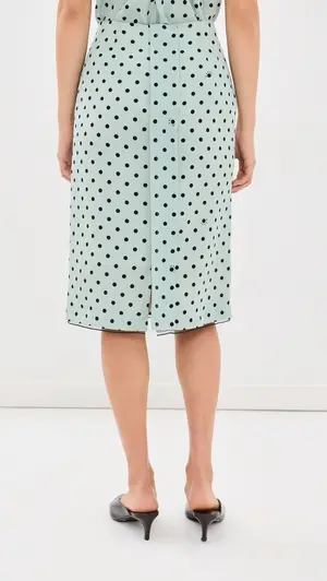 Marni Silk Midi Skirt