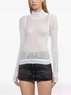 Helmut Lang Layered Long-sleeve Top - White