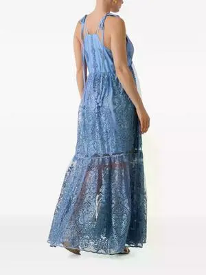 Guess Karima Embroidered Maxi Dress