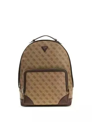 Guess Milano Logo-print Backpack - Neutrals