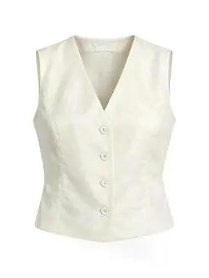 Guess Twill V-neck Waistcoat