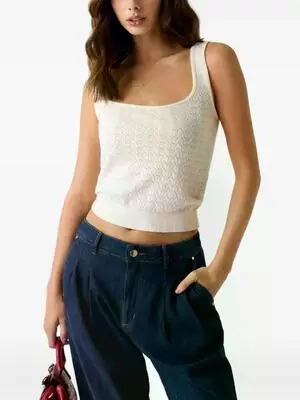 Guess Nina Pointelle-knit Tank Top
