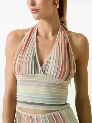 Guess Striped Halterneck Top
