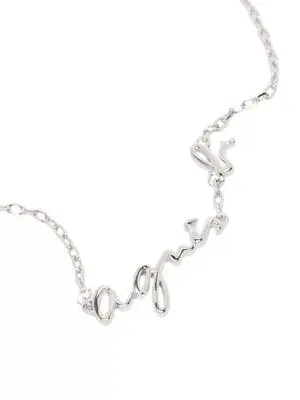 AGNES B. Logo-script Necklace