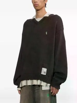 Mihara Yasuhiro Triple Layered Collar Sweater