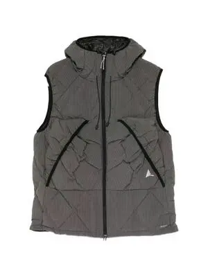 ROA Nuna 800 Fill Power Pinstriped Down Vest