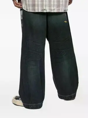 Mihara Yasuhiro Sticker-print Jeans