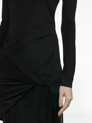 Helmut Lang Twisted Drape Dress