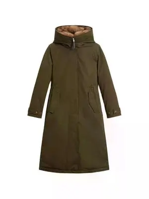 Woolrich Faux-fur Trim Hooded Parka - Green