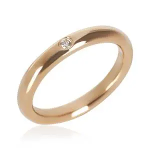 Tiffany & Co. Rose Gold Diamond Elsa Peretti Band