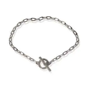 David Yurman Sterling Silver Diamond Madison Toggle Link Bracelet - Sterling_silver