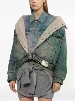 Mihara Yasuhiro Shifted Layered Denim Jacket