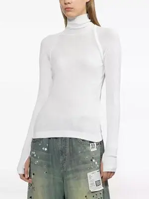 Helmut Lang Shrug Turtleneck Top