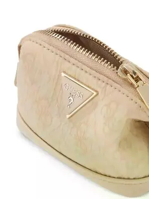 Guess Monogram-jacquard Pouch Bag Charm