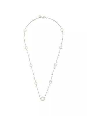 AGNES B. Mother-of-pearl Necklace - Silver