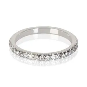 Tiffany & Co. Diamond Soleste Half Eternity Band - Platinum