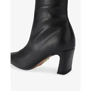 Steve Madden Willah Heeled Faux-leather Ankle Boots