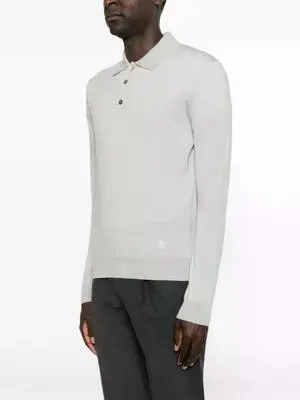 Corneliani Button-up Collar Polo Sweater