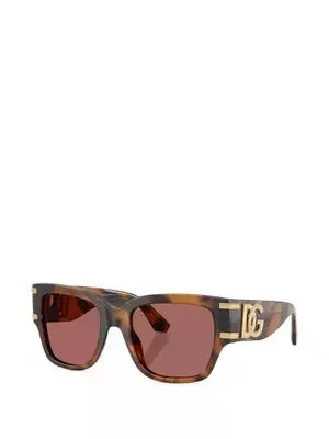 Dolce & Gabbana Tortoiseshell-effect Square-frame Sunglasses