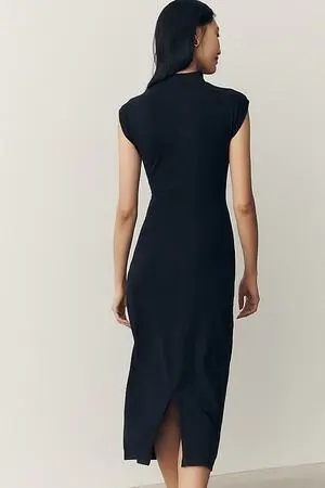 NATION LOS ANGELES Marcele Midi Dress - Black