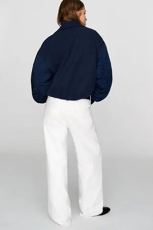 Maeve Wool Blend Notched Collar Jacket