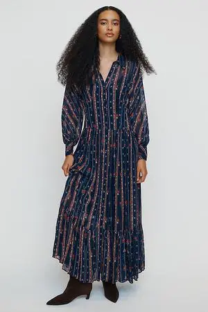 Anthropologie Tiered Maxi Dress