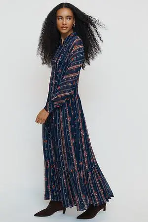 Anthropologie Tiered Maxi Dress
