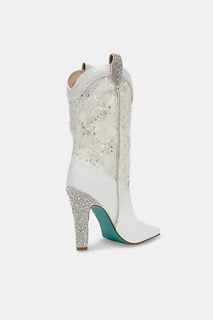 Betsey Johnson Bruno Heeled Western Boots