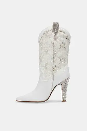 Betsey Johnson Bruno Heeled Western Boots