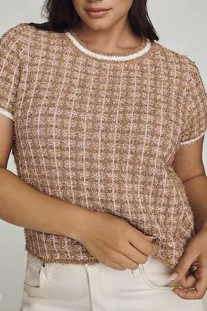 Endless Rose Textured Short Sleeve Top